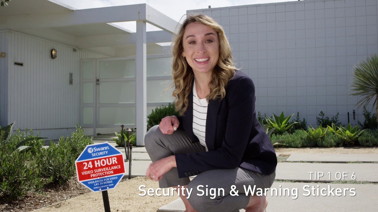 Crime Prevention Month: Tip 1 Have a Security Yard Sign