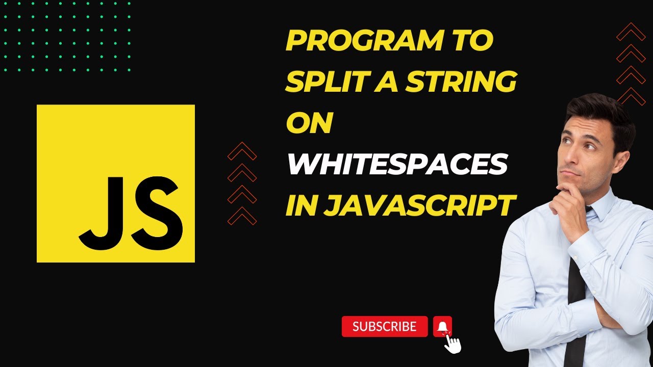 Javascript Program To Split String on WhiteSpaces || Convert String into Array in Javascript