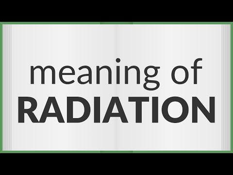 Radiation | meaning of Radiation