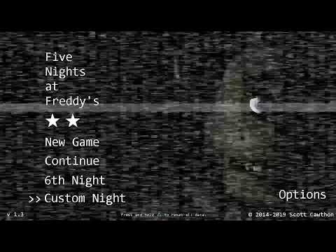 Playing and beating all FNAF games in order (FNAF 1)