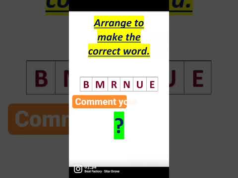 arrange words #English # easy learning