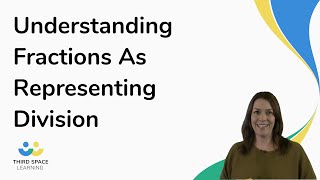 Understanding Fractions As Representing Division | Maths Hub | Third ...