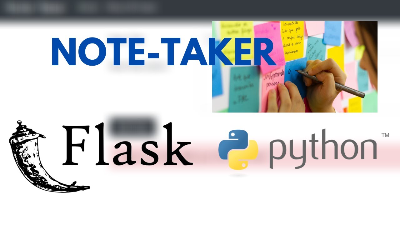 Note Taker App : Python Flask Framework