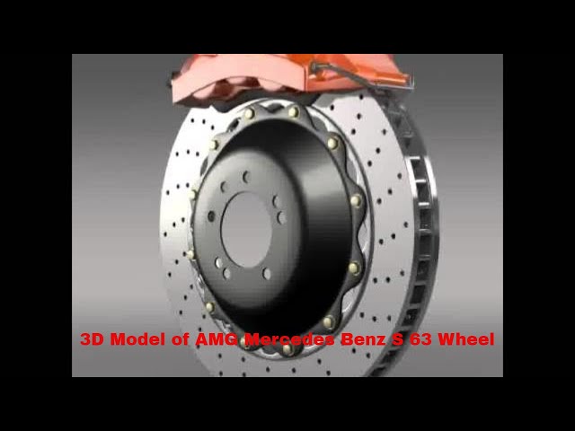 AMG Mercedes Benz S 63 wheel 3D Model - FlatPyramid
