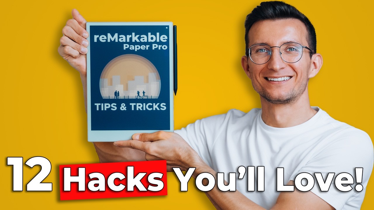 Top 12 Tips & Tricks for Your New reMarkable Paper Pro!