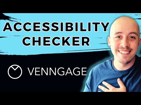 How to use the Venngage Accessibility Checker