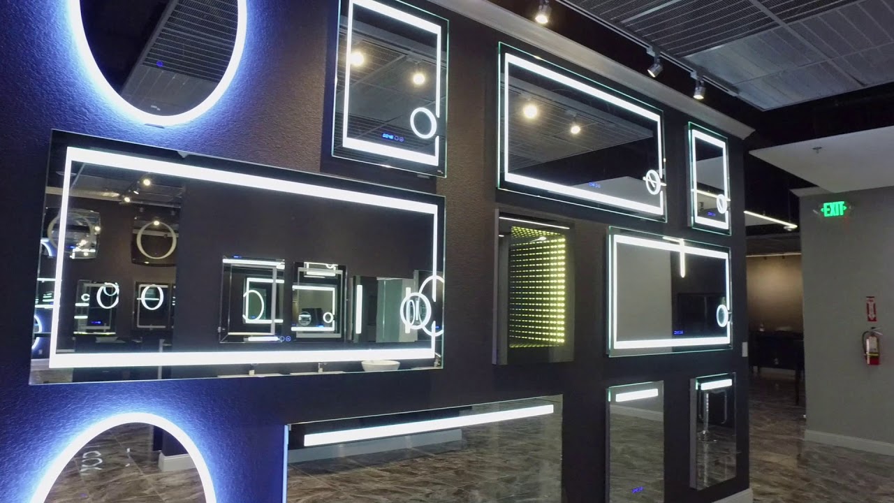 GlassTek 's LED Mirrors and Incredible TV Mirrors