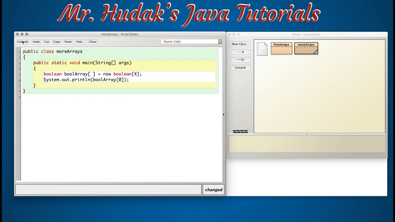 Boolean Array Example