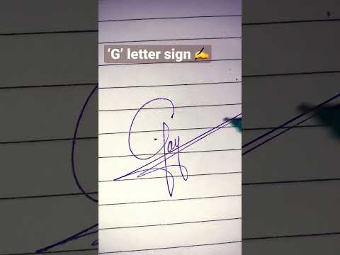 G letter name style signature ✍️ #gayatri #shorts #youtube #youtubeshorts