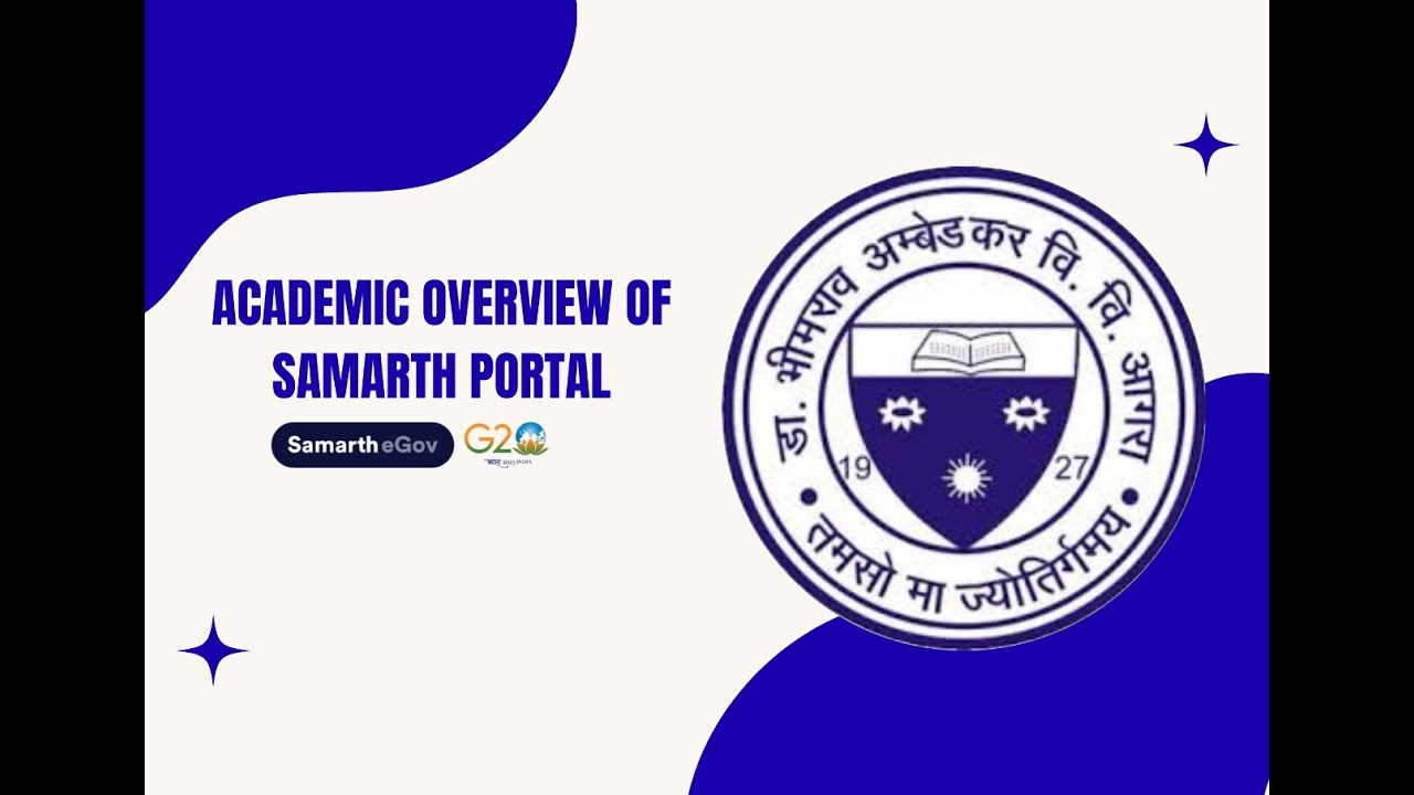 Academic Overview on Samarth Portal