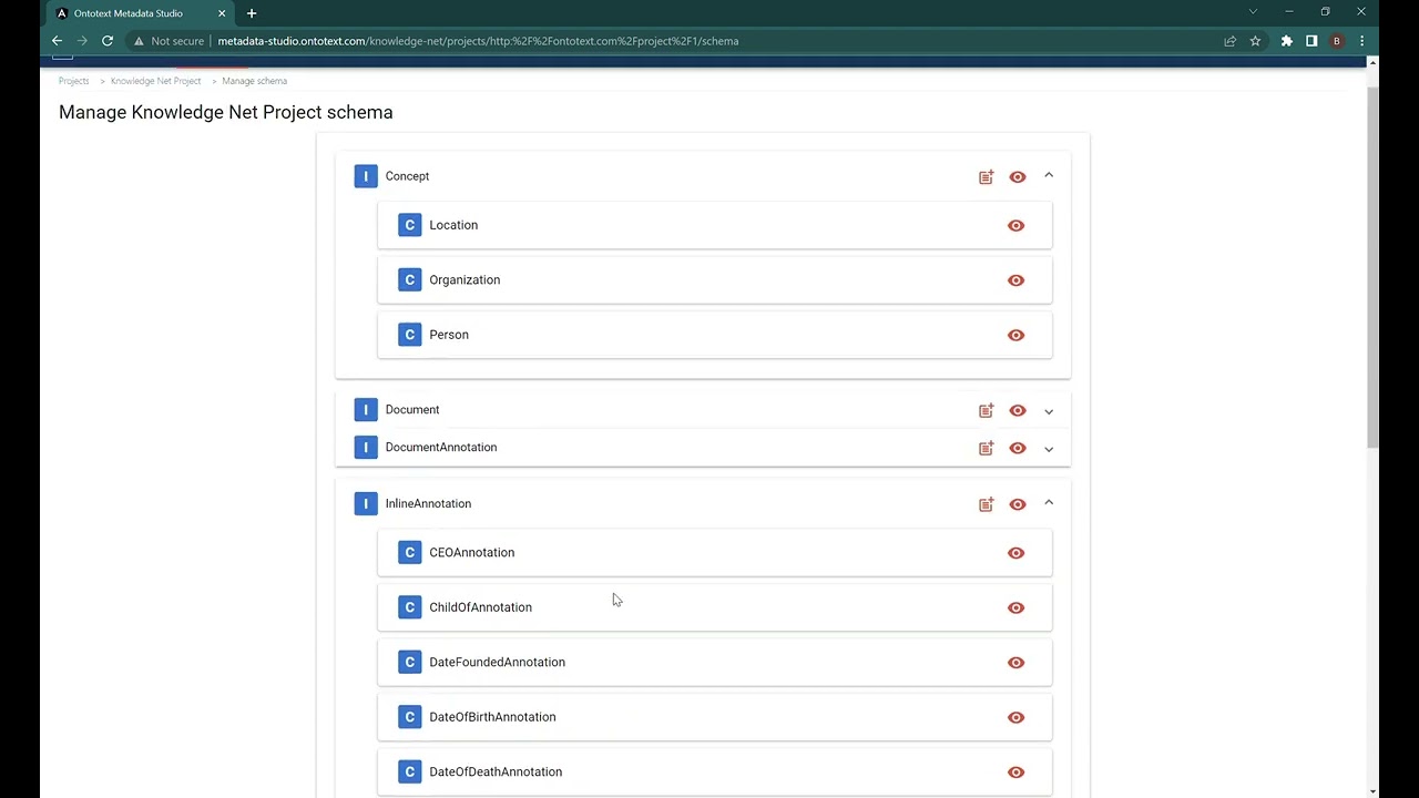 Ontotext Metadata Studio Demo