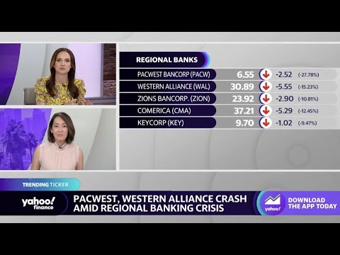 Regional bank stocks fall amid sector woes, JPMorgan-First Republic deal