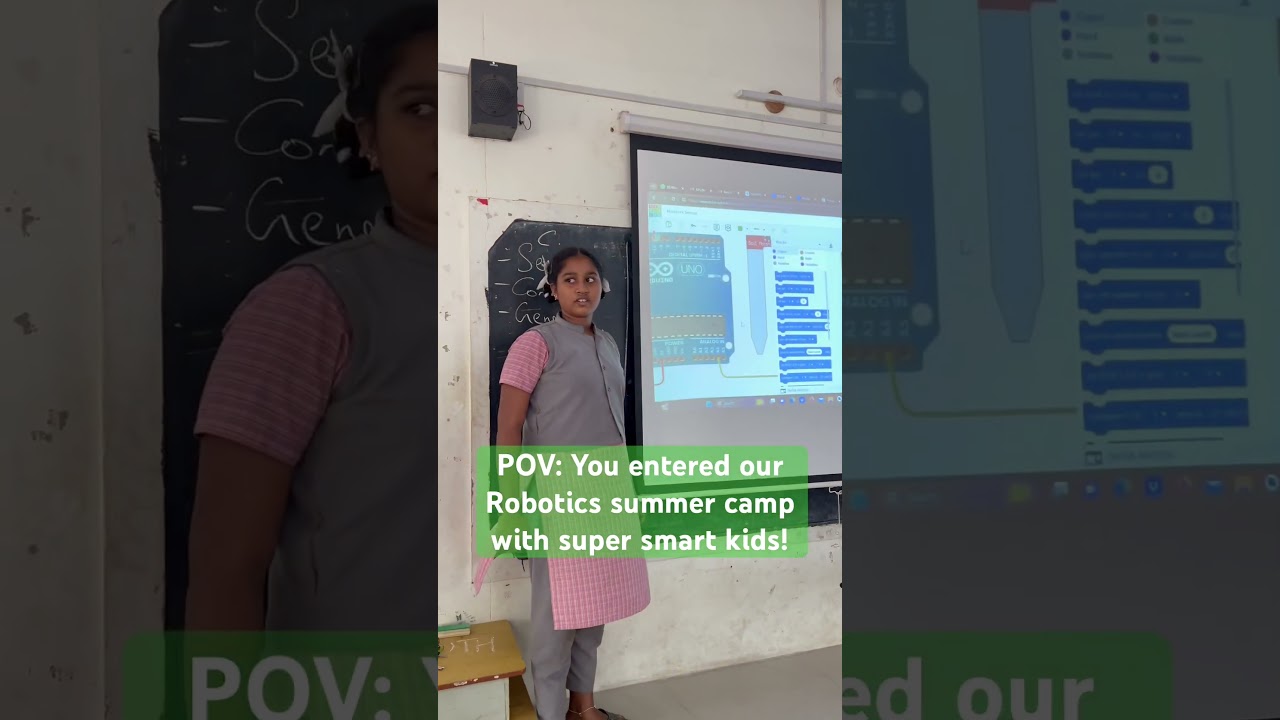 Government school kids learning coding! #education #robotics #stemeducation