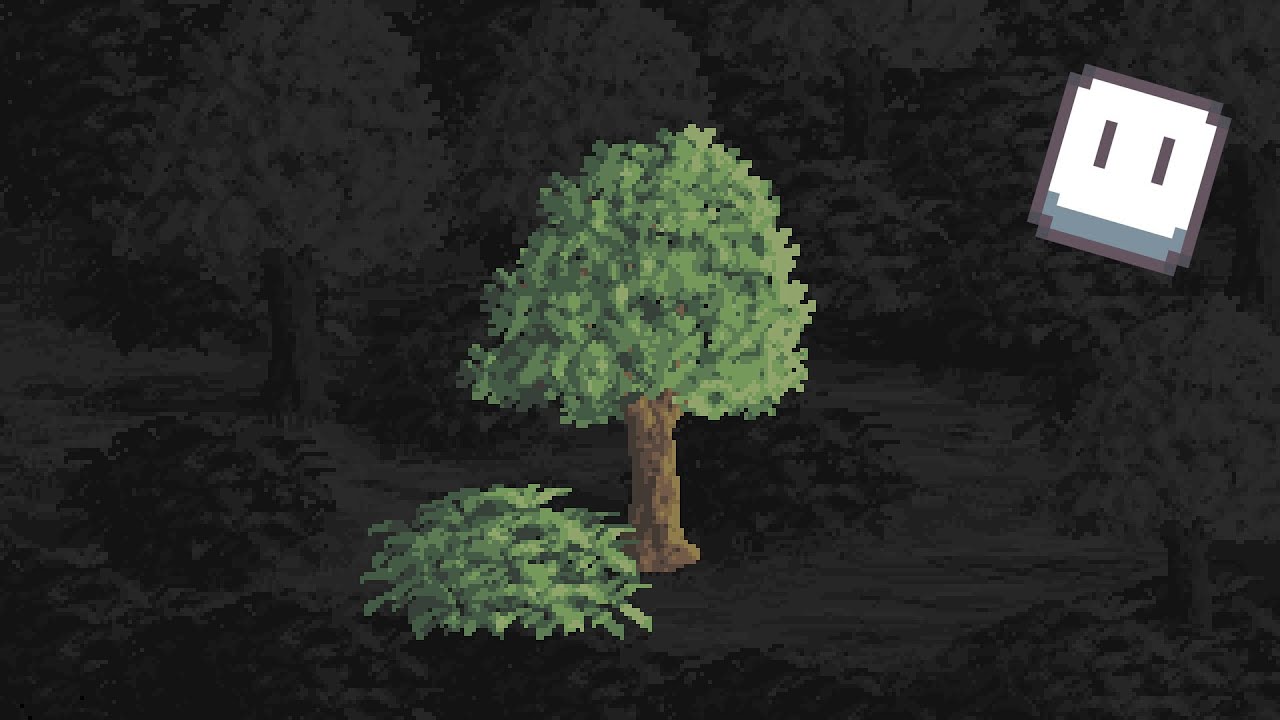 The Fastest Way to Create Trees & Bushes for Beginners (Aseprite Tutorial)