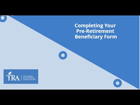 New members : Teachers Retirement Association (TRA)