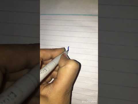 How to write letter alif