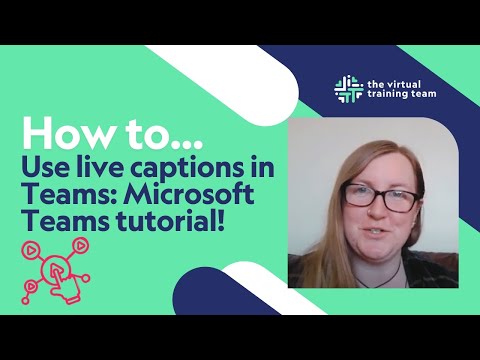 How to use live captions in Teams: Microsoft teams tutorial!