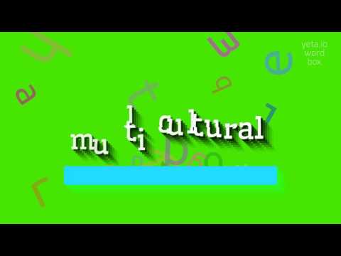 How to say "multicultural"! (High Quality Voices)