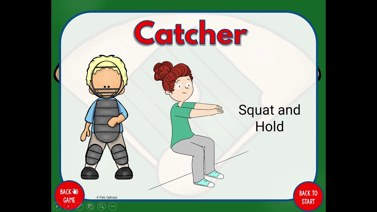 Baseball Gross Motor Digital Game