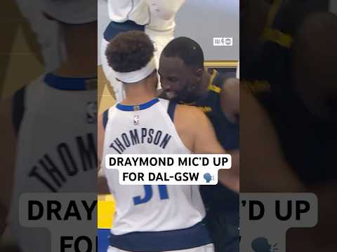 Draymond was HYPE in Klay’s homecoming at Golden State 🎙️