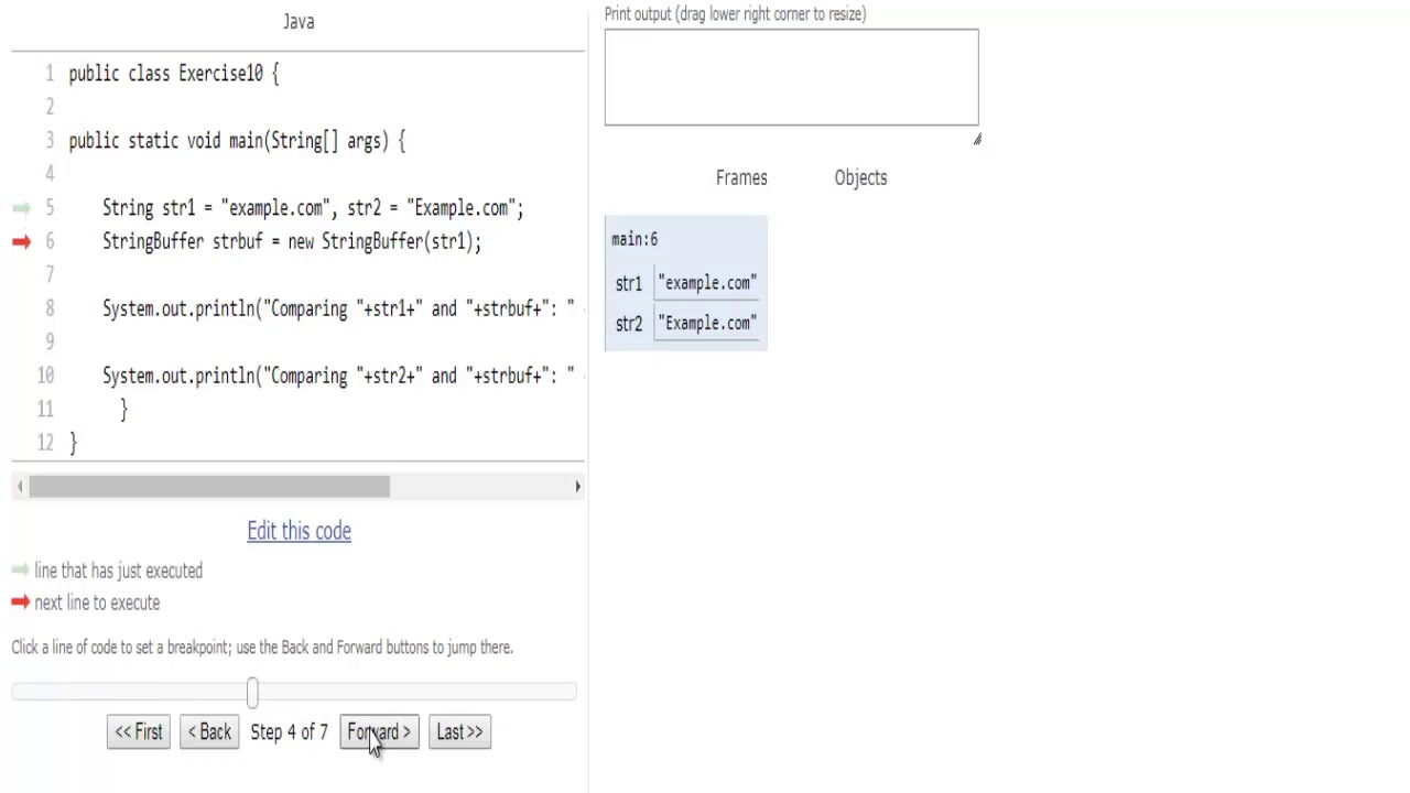 w3resource.com: Java String Exercise-10
