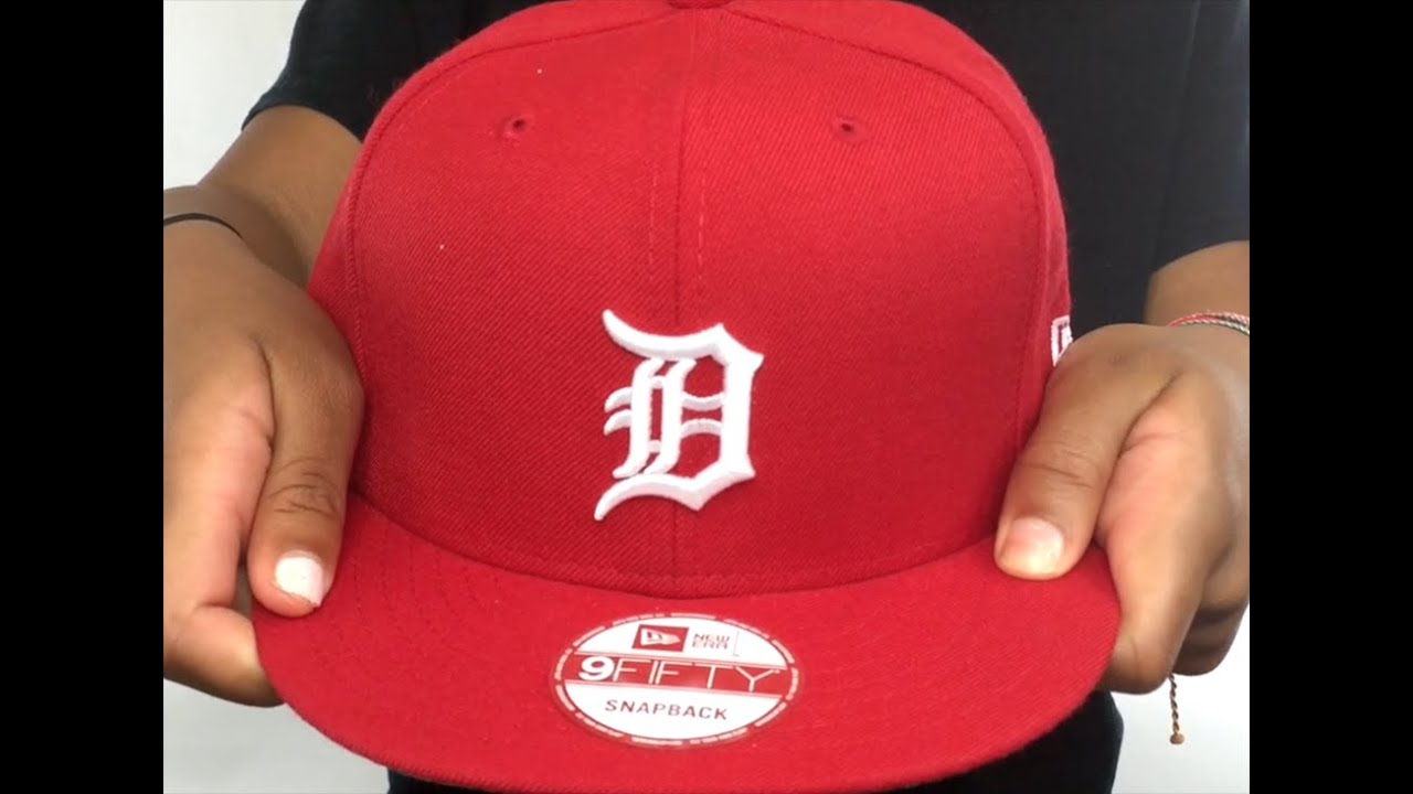 Tigers 'TEAM-BASIC SNAPBACK' Red-White Hat by New Era