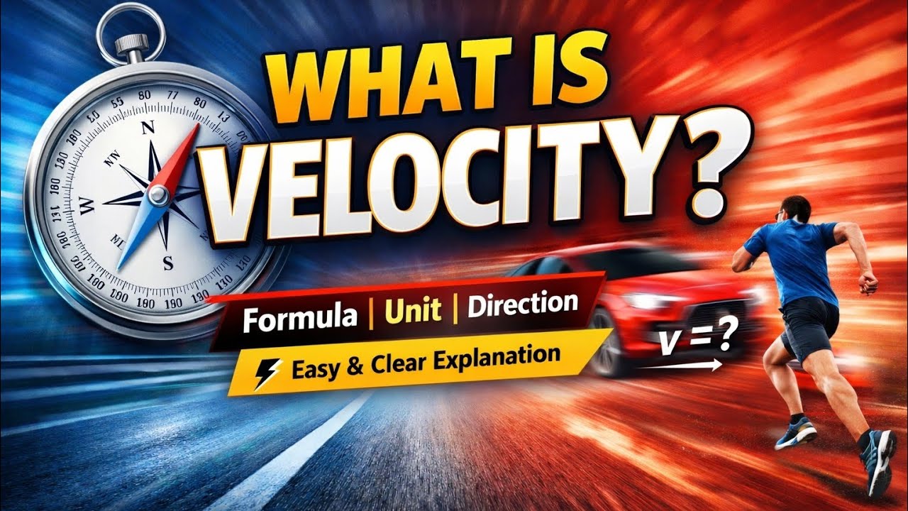 Velocity Explained in Easy Way | Definition, Formula & Examples