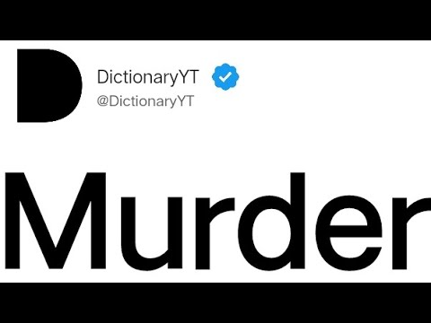 Murder Meaning in English