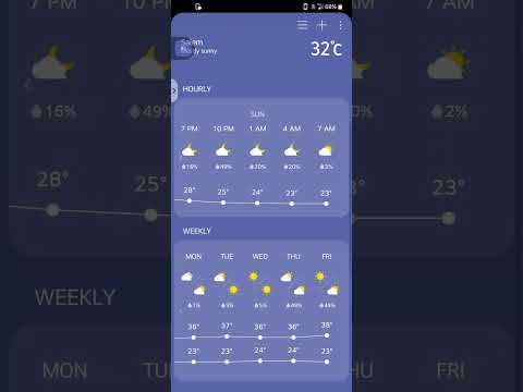 LG weather application Tamil