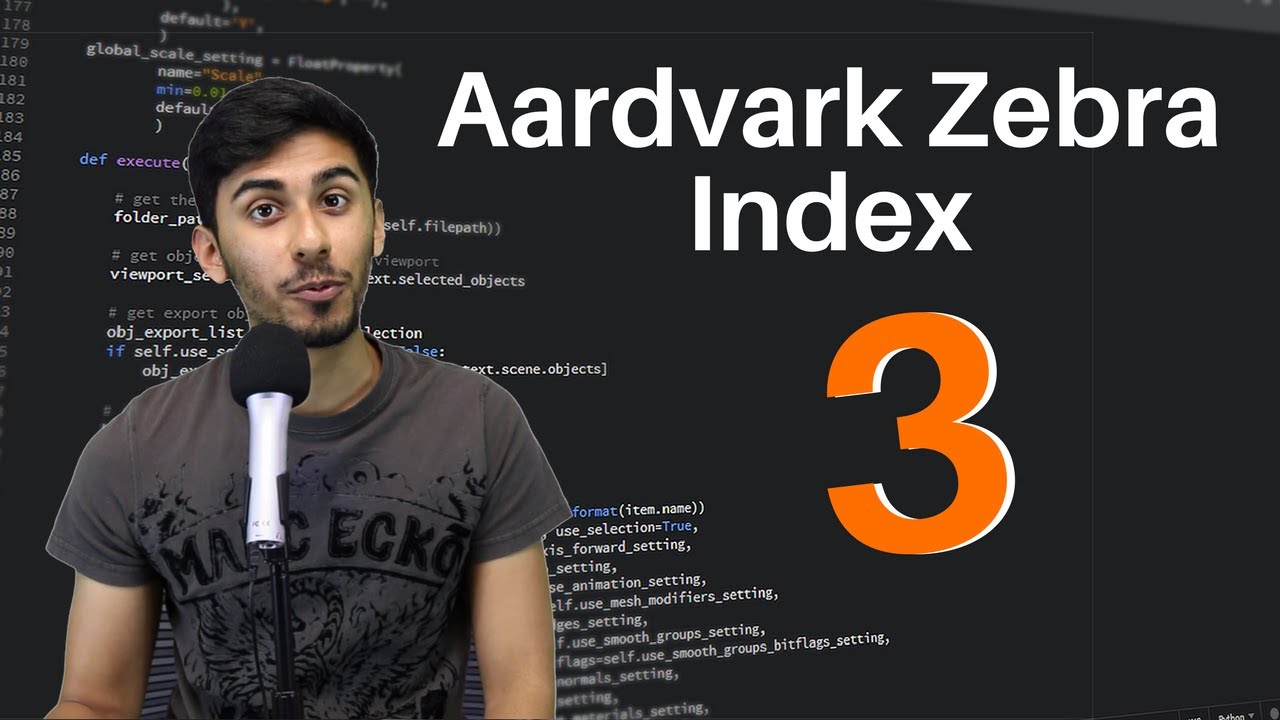 Hour of Python – Coding Challenge 3 | Aardvark Zebra Index