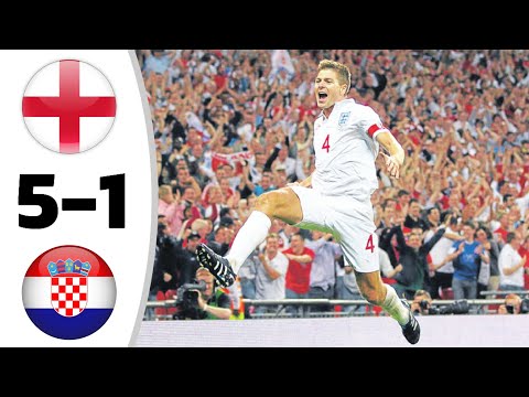 England vs Croatia 5-1 | Extended Highlight and Goals- Gerrard & Lampard Masterclass- 2009 HD