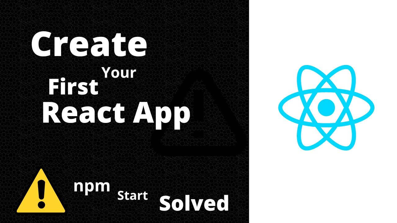 Create your first react app in 2 minutes | npm start error solved | React | Javascript