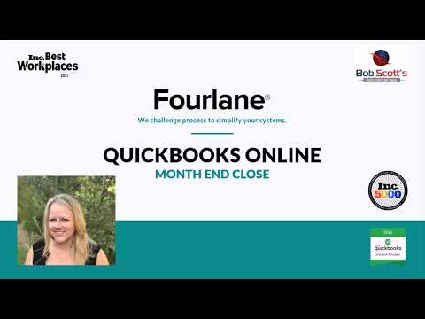 Close Your Books: Month End Close - QuickBooks Online Training