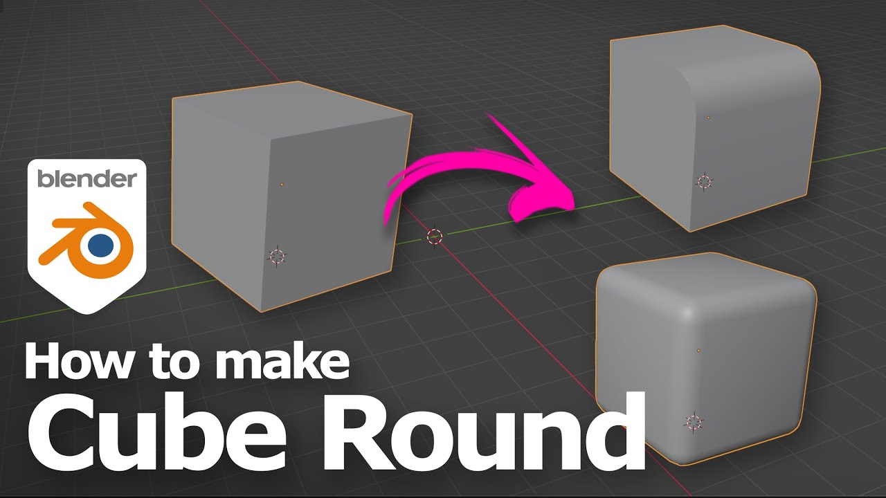Blender How to make cube round