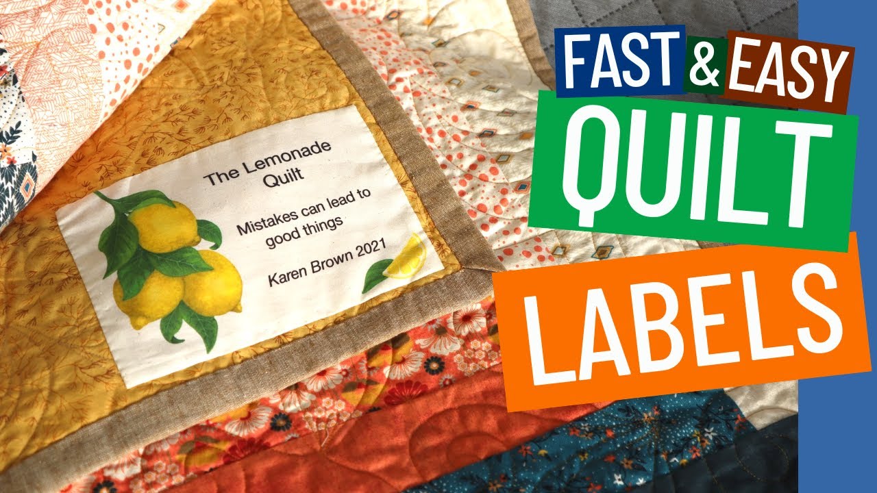🏷 QUILT LABELS - DO YOU REALLY NEED ONE?