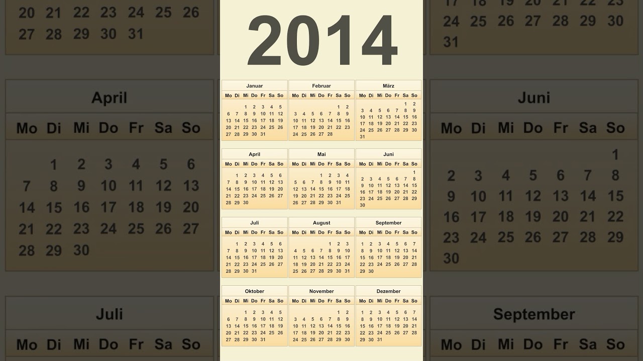 Kalender 2014