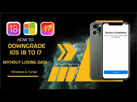 How to Downgrade iOS 18 to 17 using iTunes on Windows PC (FREE)
