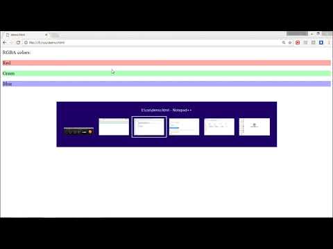 CSS 3 - Colors
