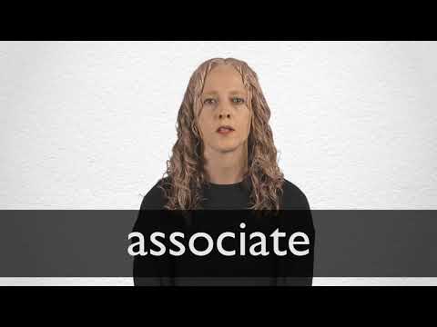 ASSOCIATE definition and meaning | Collins English Dictionary