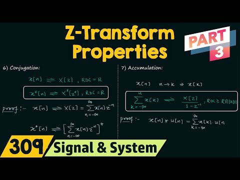 Properties of Z-Transform (Part 3) Video Lecture - Crash Course for GATE ECE (English ...