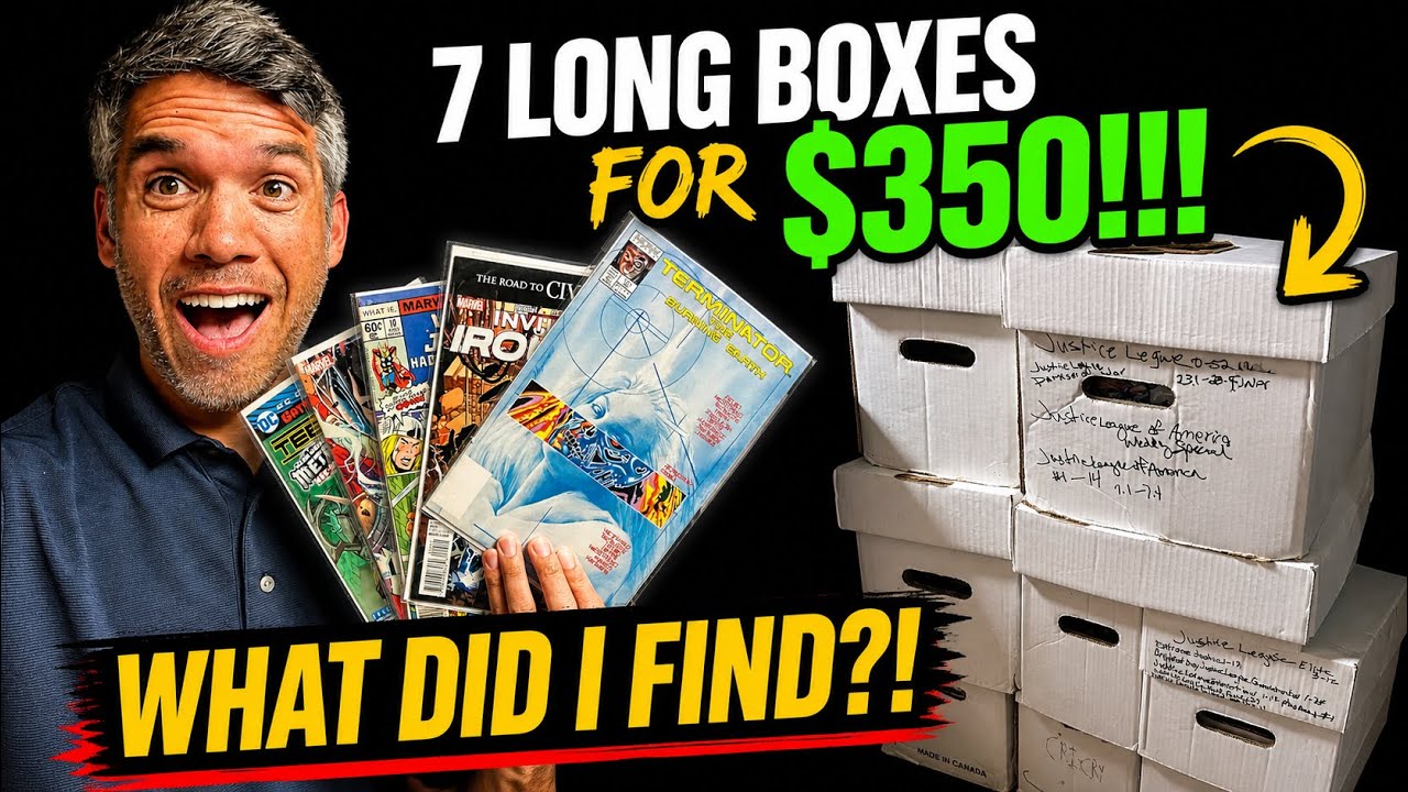 I Bought 7 Long Boxes of Comics for $350...What did I Find?!
