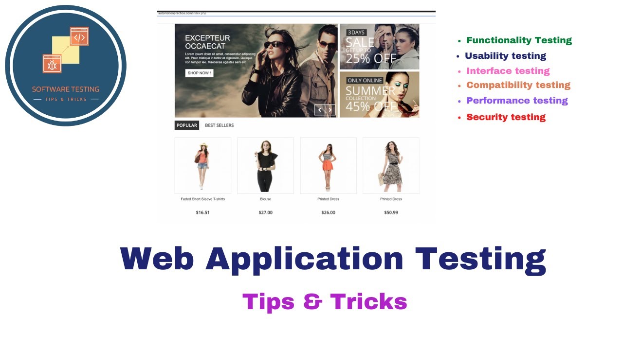 Web Application Testing Guidelines for Beginners - Tips and Tricks