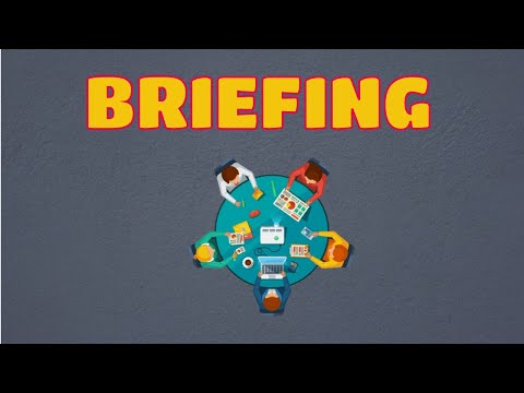 What Does BRIEFING Means || Meanings And Definitions With Example in ENGLISH