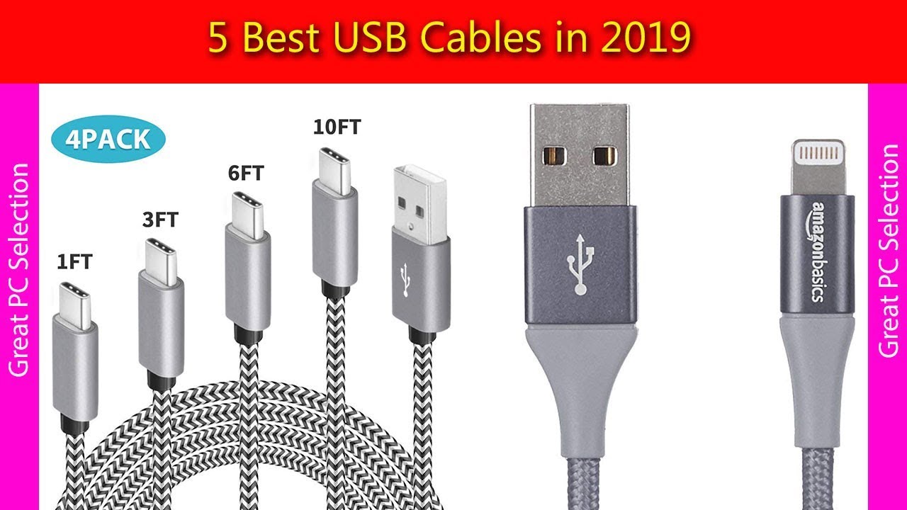 5 Best USB Cables in 2019