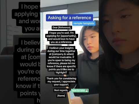 Asking for a reference [Sample Template]