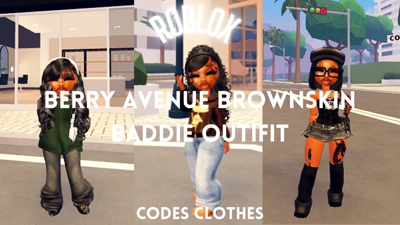 Roblox Berry Avenue Brownskin Baddie Outfit Codes Clothes