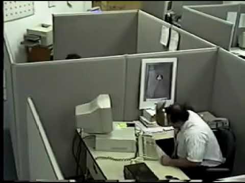 Man destroying Computer | Can be used as GIF
