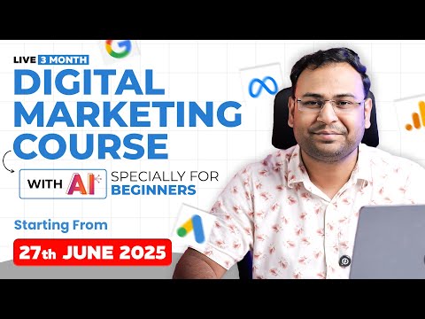 Paid Digital Marketing Course for Beginners (Starting 27th June 2025) | Umar Tazkeer