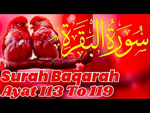 Surah Baqarah Ayat 113 To 119 Beautiful voice Full HD al Baqarah