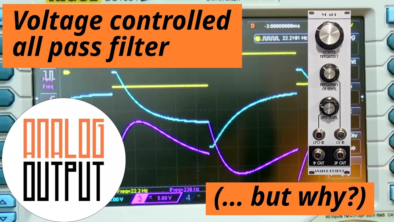 Voltage controlled all pass filter